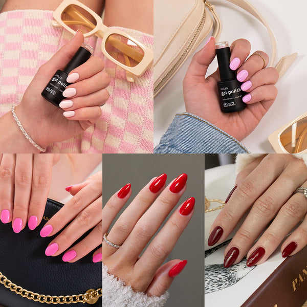 Pinks & Reds Gel Nail Polish Starter Kit - Gelous Australia